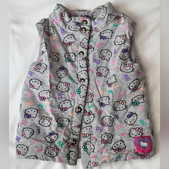 Hello Kitty | Jackets & Coats | Hello Kitty Monogram Vest Kids | Poshmark